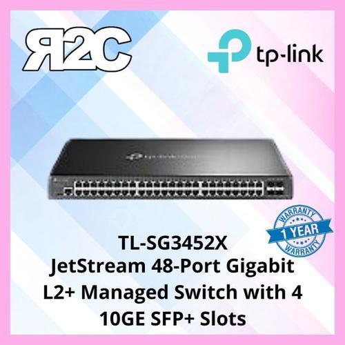 Jual TP LINK SG3452X JetStream 48-Port Gigabit L2+ Managed Switch ...