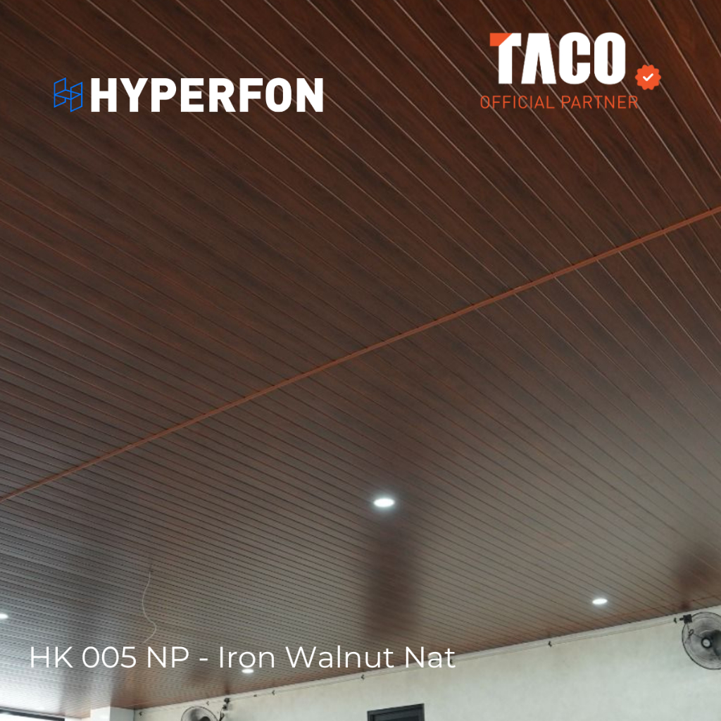 Jual Hyperfon Plafon PVC Serat Kayu Doff Tebal 8mm - HK 005 NP Iron ...