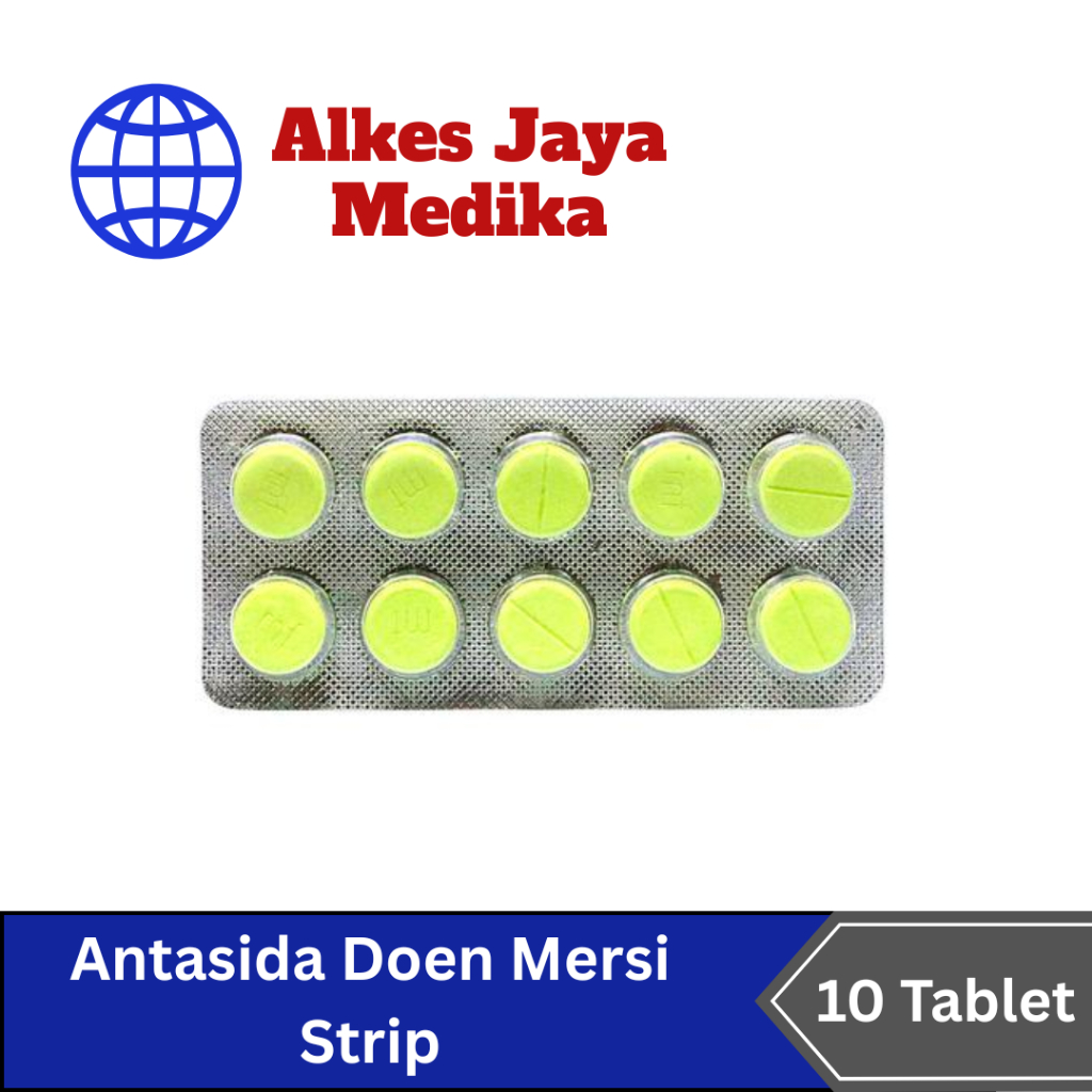 Jual Antasida Doen Strip Isi 10 Tablet - Obat Maag | Shopee Indonesia