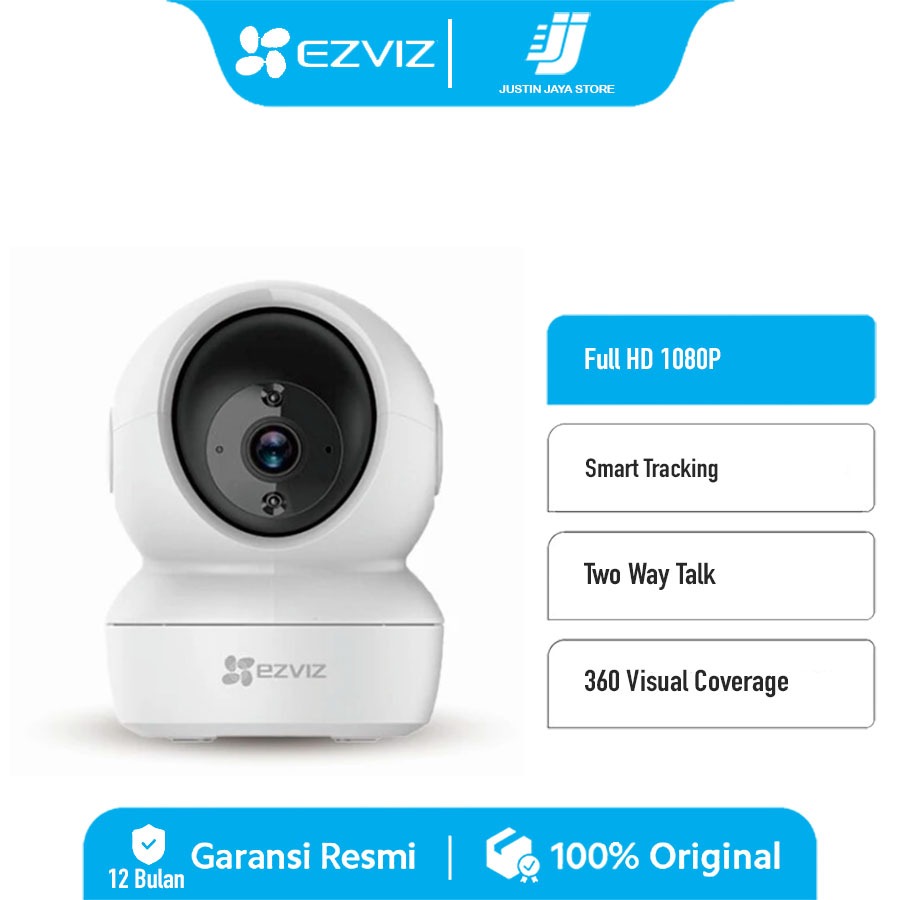 Jual Ezviz C6N 2MP Smart Wifi Pan Tilt IP Camera CCTV Indoor 1080p ...