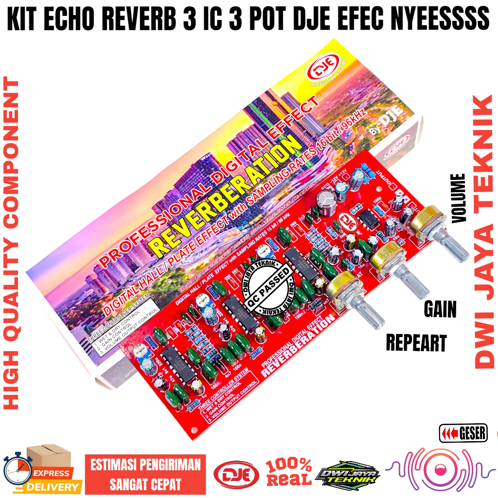 Jual Kit ECHO Reverb 3 IC PT2399 Suara Nyeees | Shopee Indonesia
