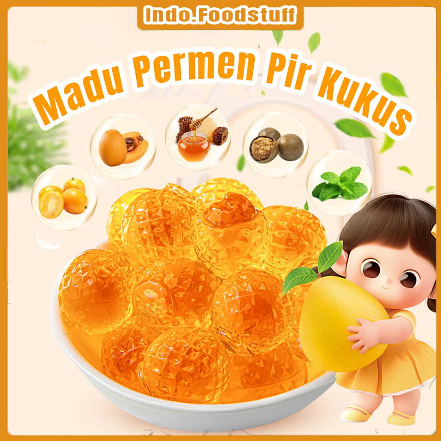 Jual INDOFOODSTUFF Madu Permen Pir 250G Membantu Redakan Batuk dengan ...