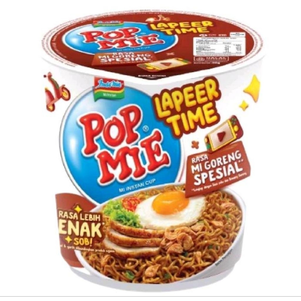 Jual Pop Mie Lapeer Time Mie Instan Cup Rasa Mi Goreng Spesial isi 80 ...