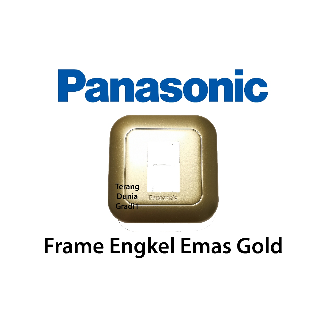 Jual Frame Gold Panasonic Frame Emas Panasonic Frame Saklar Emas ...