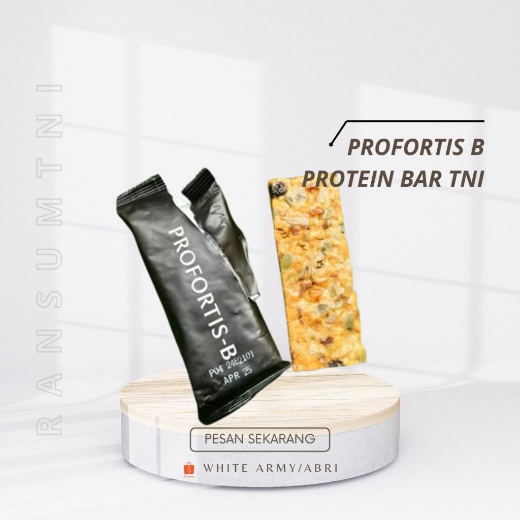 Jual PROFORTIS B/RANSUM TNI/COOKIE/ORIGINAL TNI/FITBAR TNI | Shopee ...