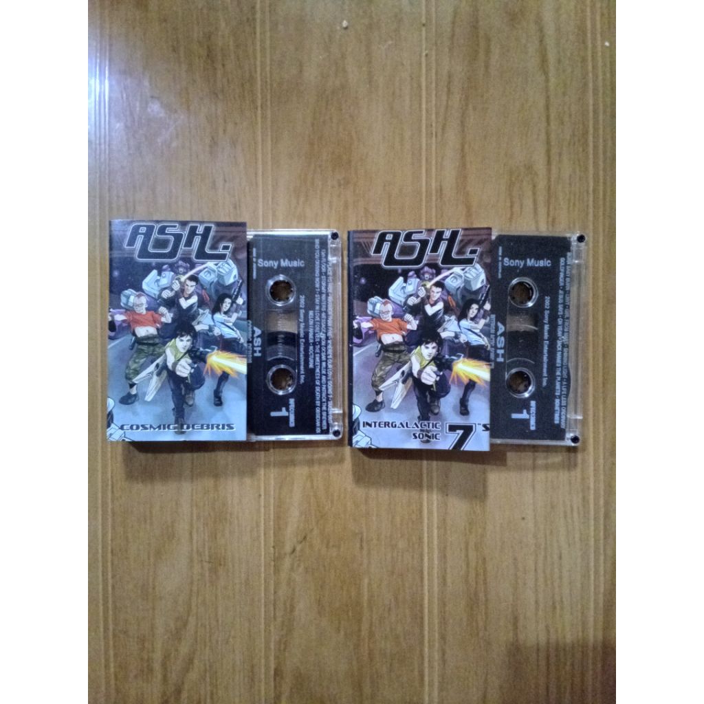 Jual kaset pita ash - cosmic debris / intergalactic sonic 7"s | Shopee ...