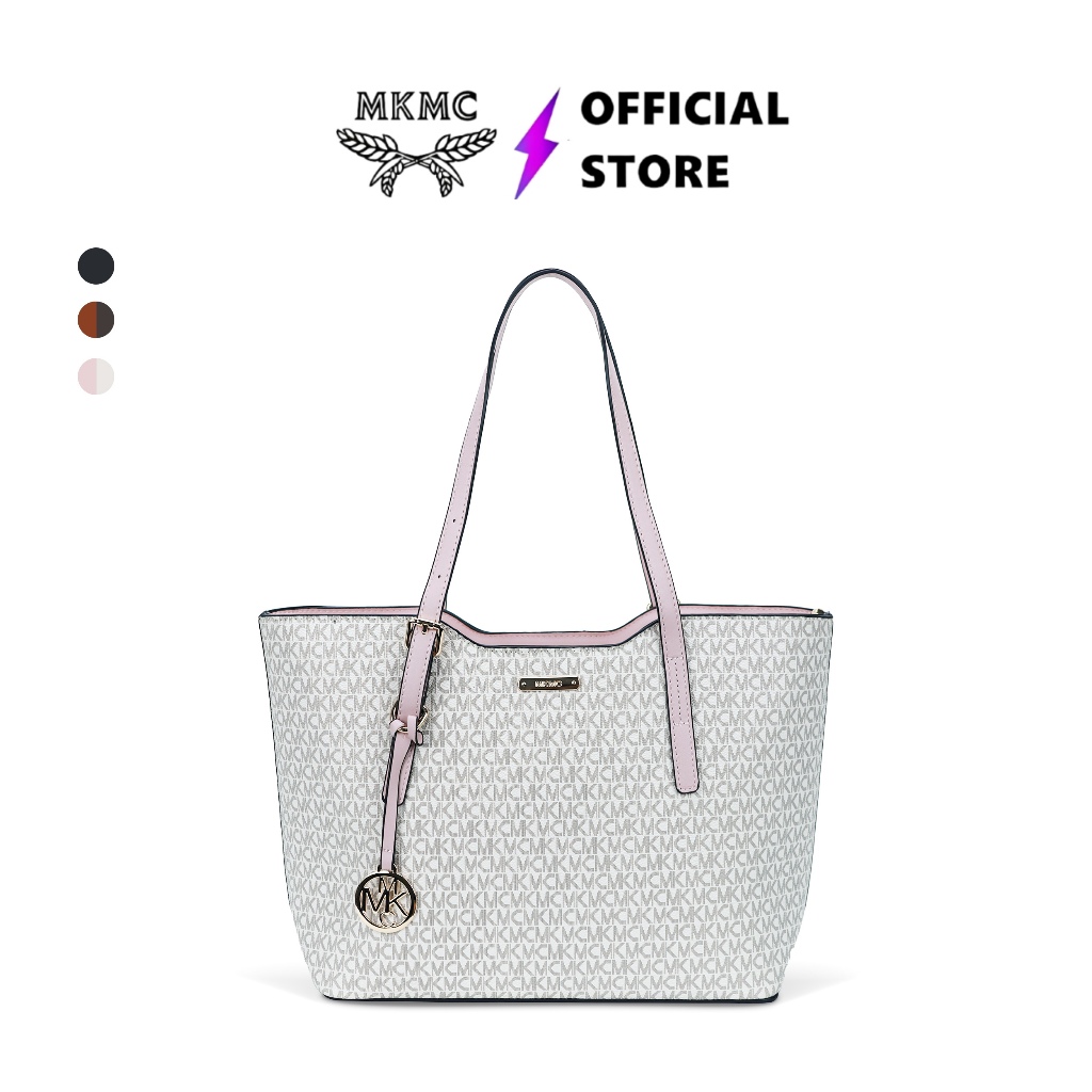Jual MKMC Totebag Wanita Medium Tas Bahu Motif Monogram Korean Style ...