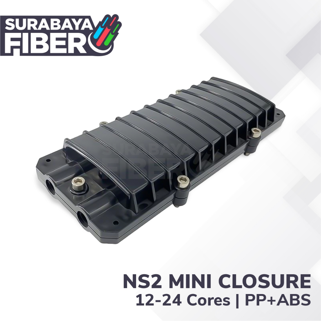 Jual NS2 Mini Joint Closure Inline 12-24 Core - Box Closure 24 Core 2 ...