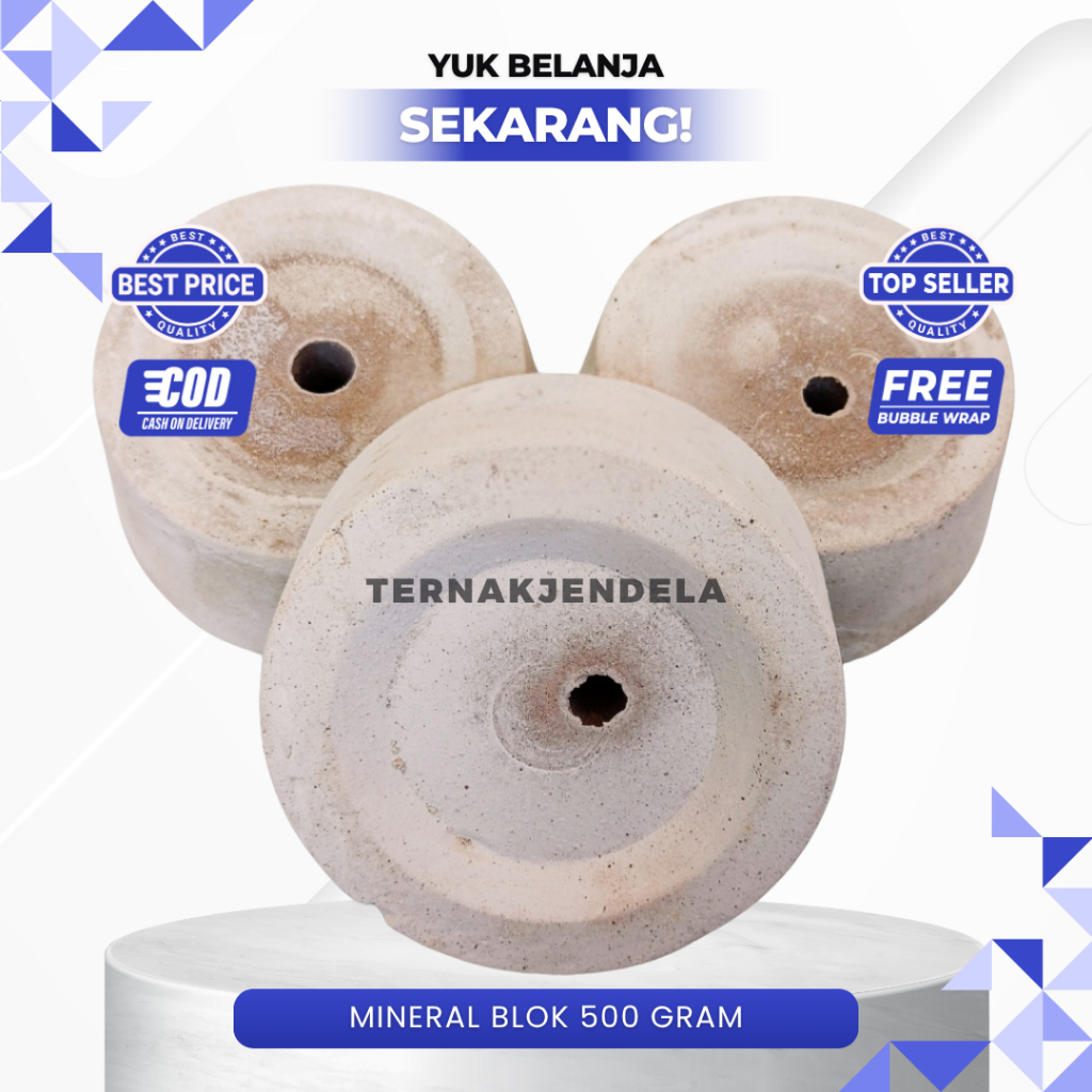 Jual MINERAL BLOK 500 GRAM - Meningkatkan Nafsu Makan, Daya Tahan Tubuh ...