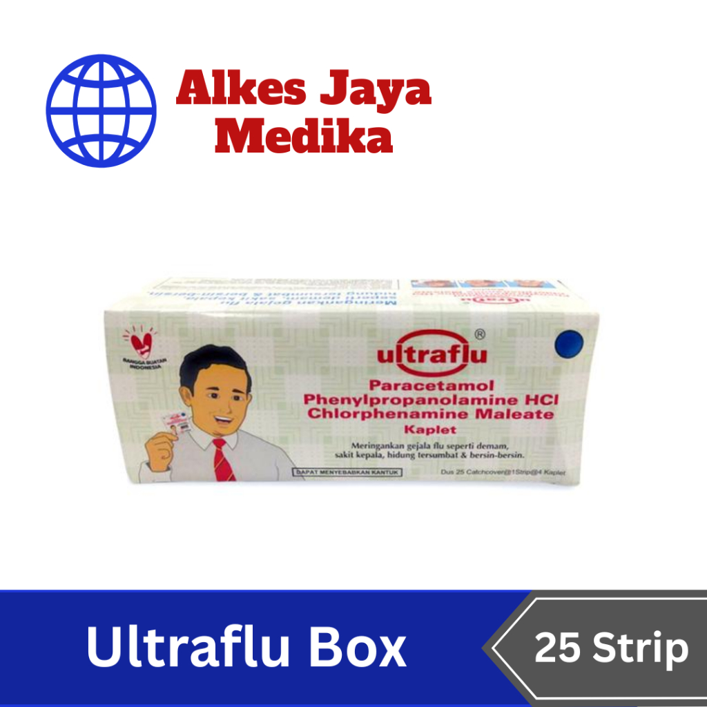 Jual Ultraflu Tablet Box Isi 25 Strip @4Tablet - Obat Batuk Pilek ...