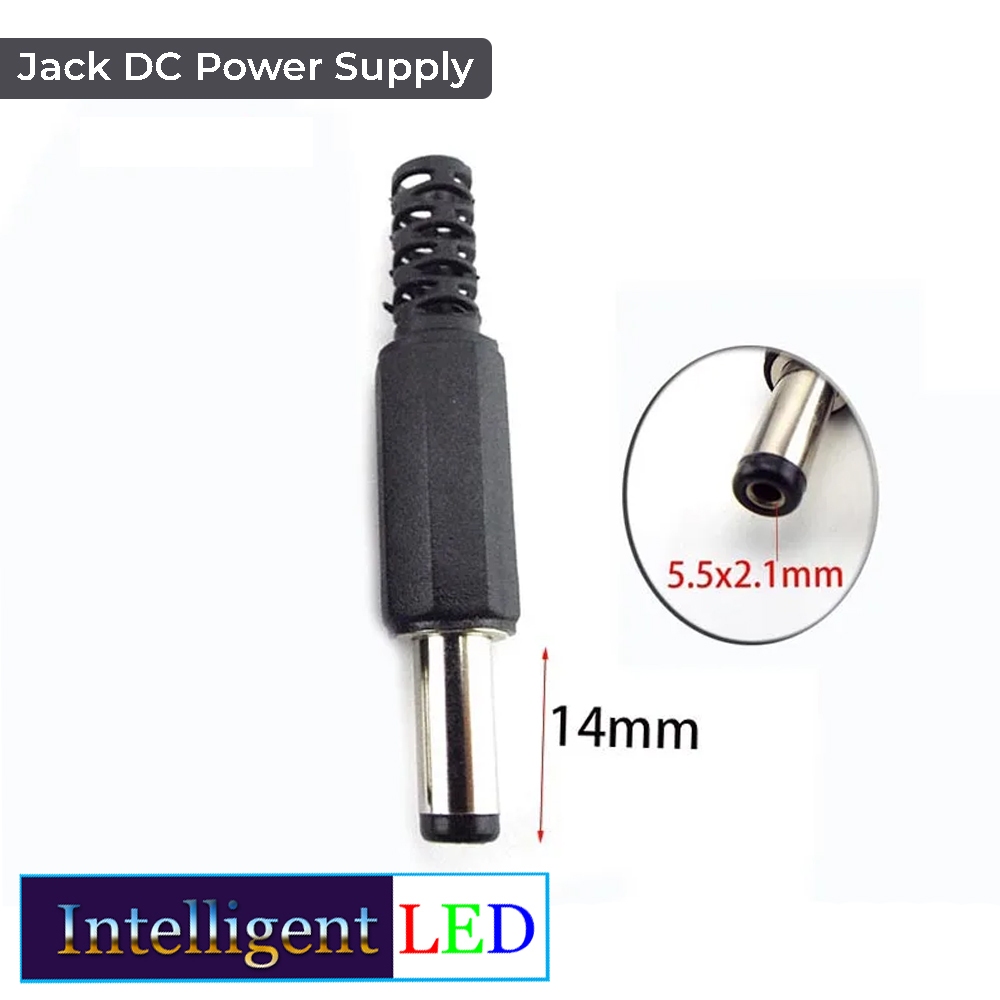 Jual Jack DC Power Male Plug Welding Lurus Colokan Barel Jack Power ...