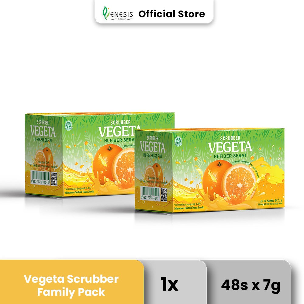 Jual Vegeta Scrubber Dus Family Pack (48 Sachet) | Shopee Indonesia