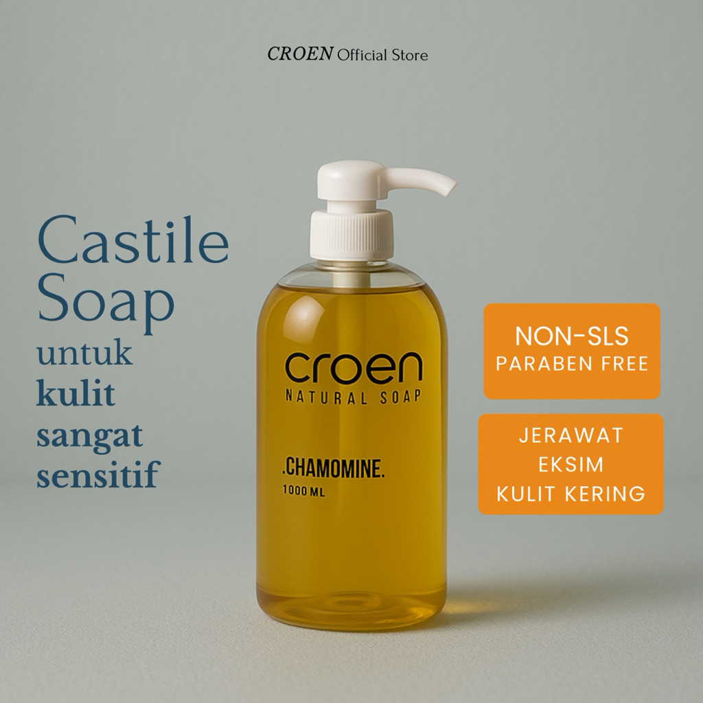 Jual Croen Natural Soap 1000 ml | Sabun organik, melembabkan kulit ...