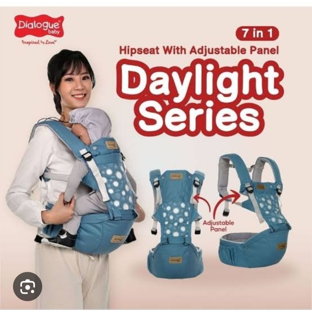 Jual Gendongan Hipseat Dialogue Baby Daylight Series 7in1 position ...