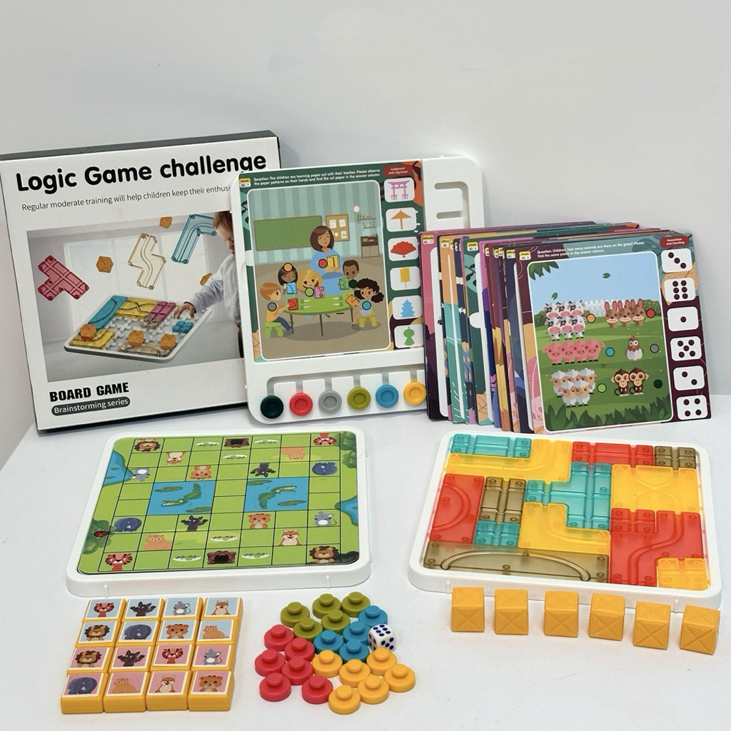 Jual logic Board Game for Kids Classic Game tetric Early Education ...