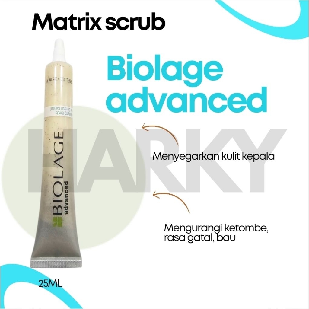 Jual Matrix biolage scalppure scrub 1pc / 1box scalpure bio scrub ...