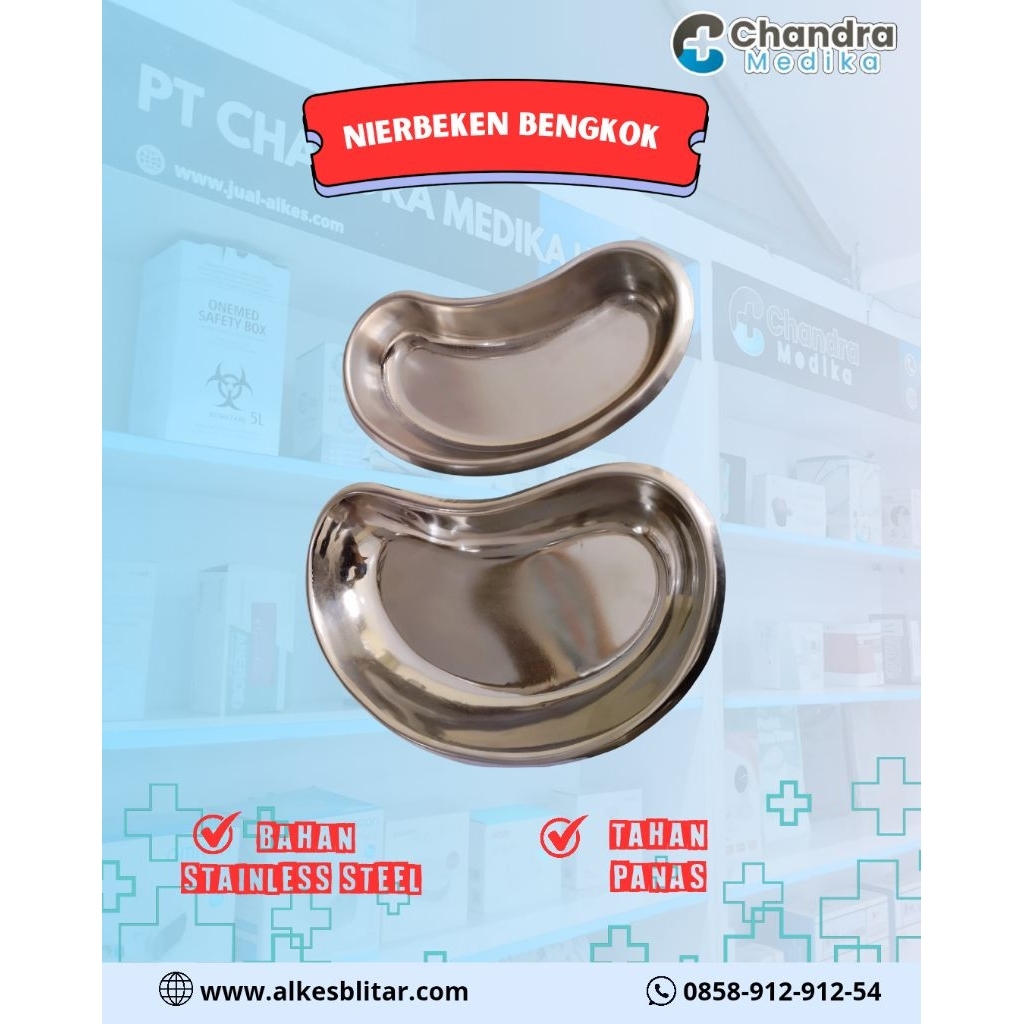 Jual Nierbeken Bengkok/Waskom Bengkok Stainless steel | Shopee Indonesia