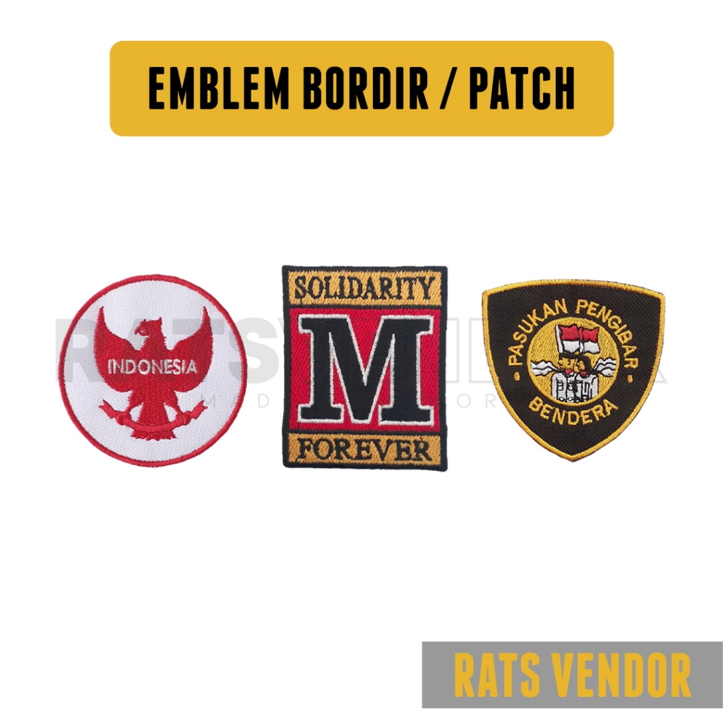 Jual Emblem Bordir Patch Solidaritas – SOLIDARITY FOREVER, Paskibra ...