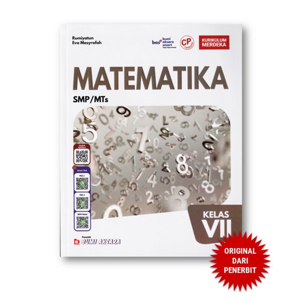 Jual Bumi Aksara Matematika kelas VII 7 SMP MTS Kurikulum Merdeka CP Baru | Shopee Indonesia