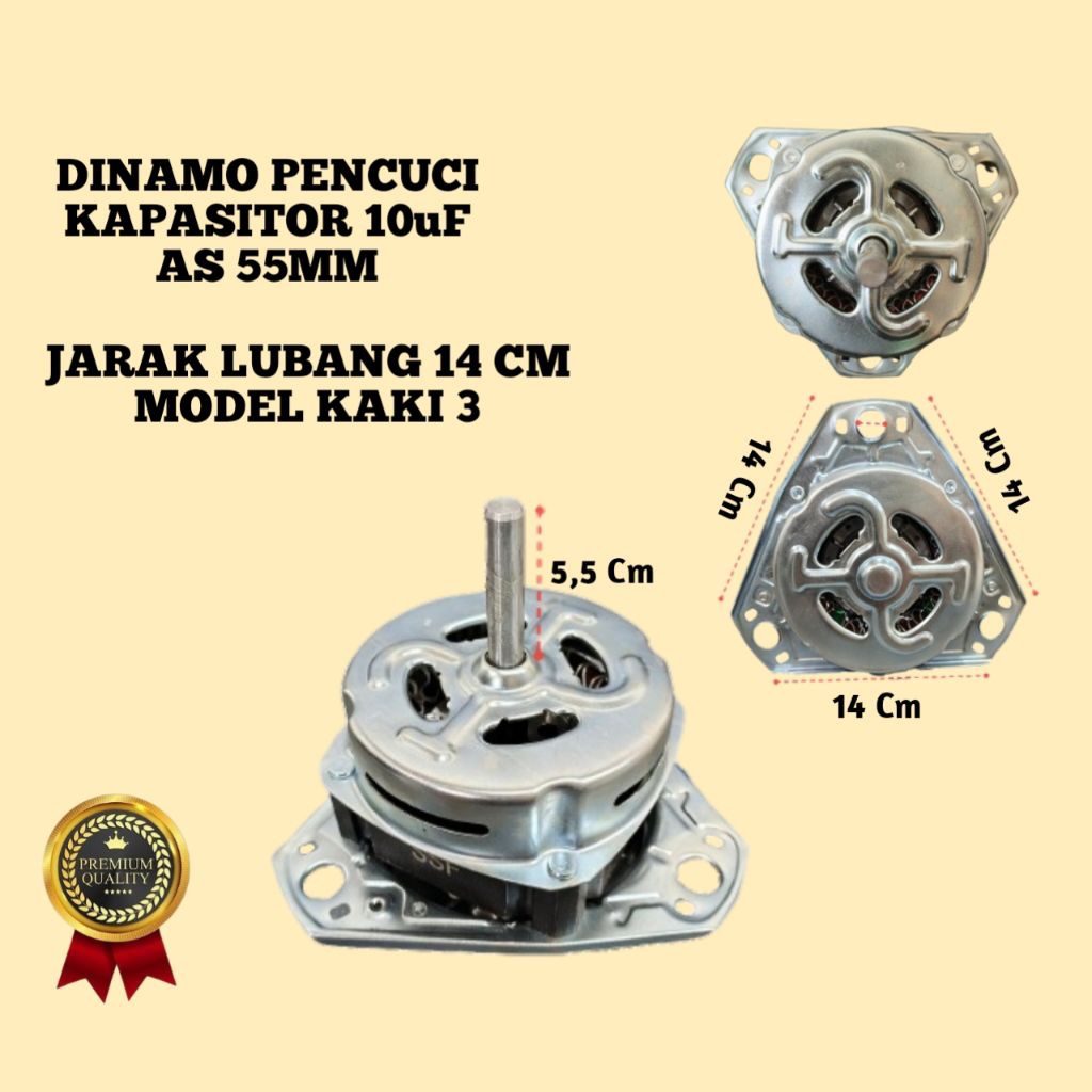 Jual DINAMO WASH/PENCUCI MESIN CUCI 2 TABUNG ARISA | Shopee Indonesia