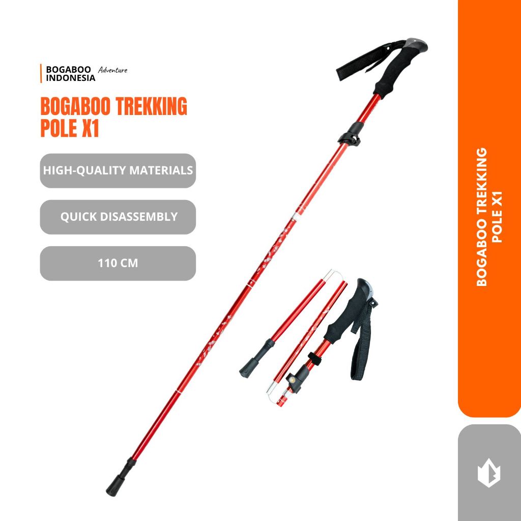 Jual Trekking pole BOGABOO Lipat X 1 - Tongkat Pendaki - Tongkat Gunung ...