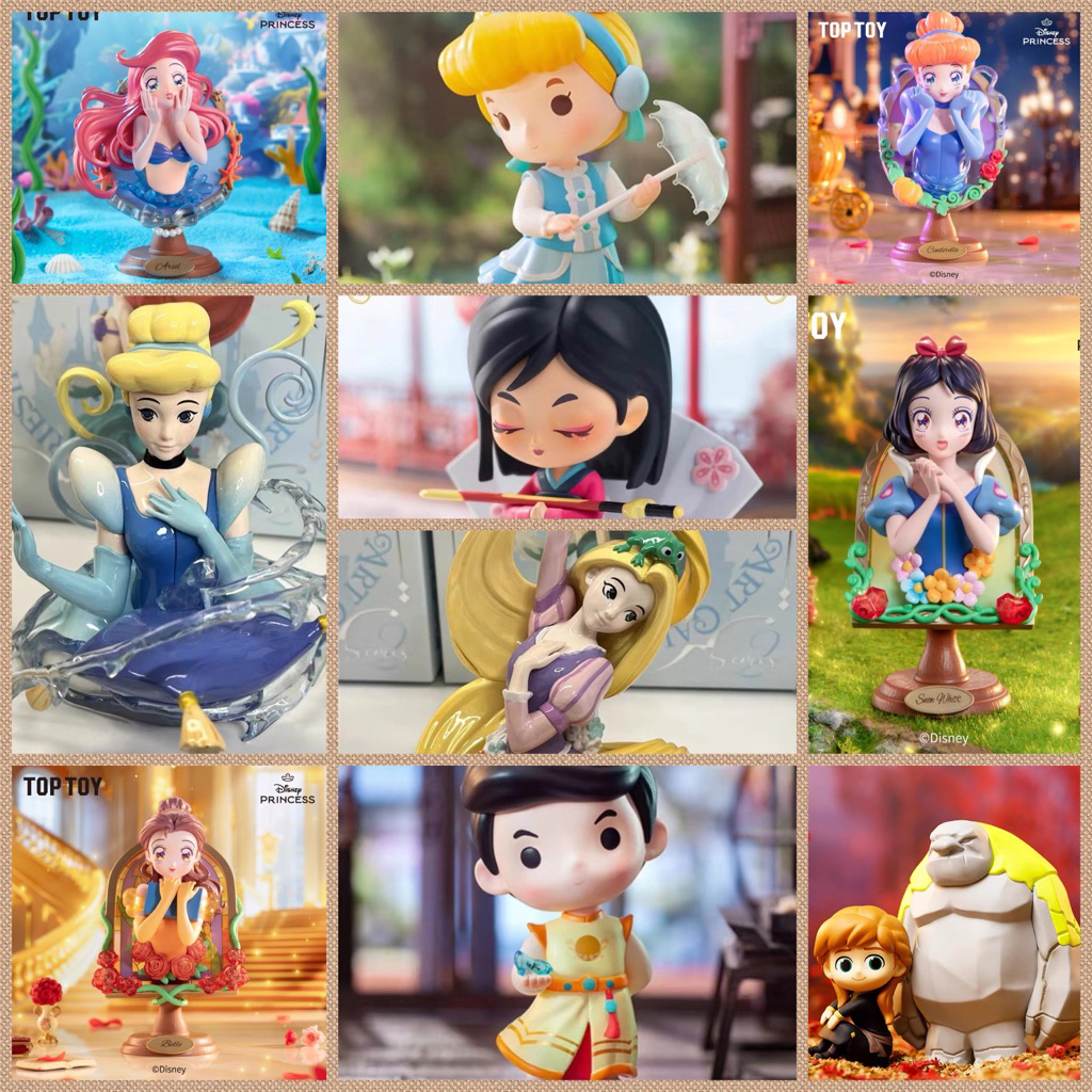 Jual (Pre-loved) Assorted Disney Princess Toys, Figures, Blind Boxes / Cinderella, Ariel, Mulan ...