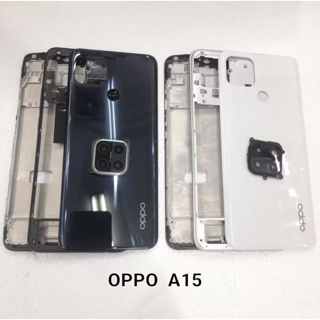 Jual Kesing Housing Casing Full Set OPPO A15 / A15s BackDoor Tutup ...