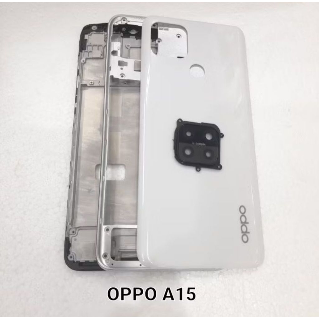 Jual Kesing Housing Casing Full Set OPPO A15 / A15s BackDoor Tutup ...