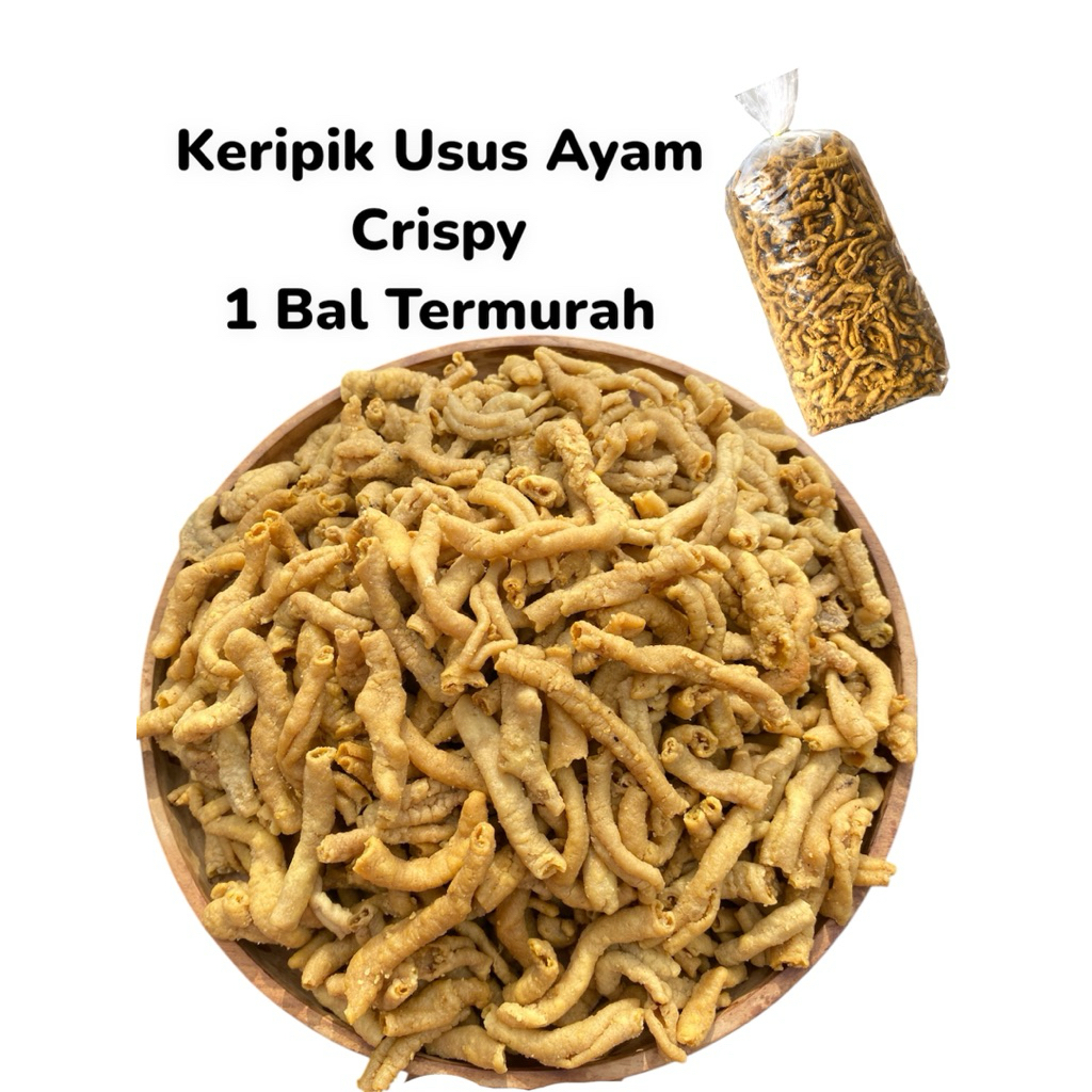 Jual KERIPIK USUS AYAM CRISPY 1 Bal Termurah | Shopee Indonesia