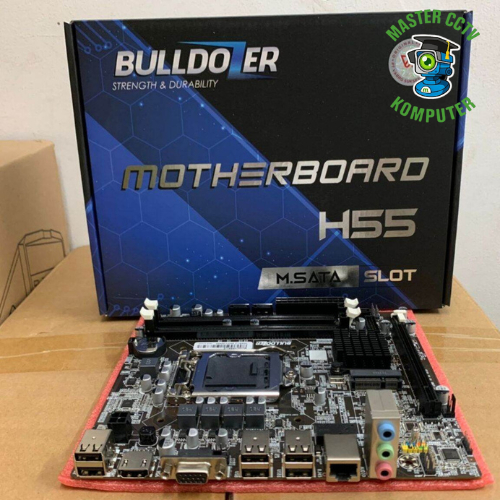 Jual MAINBOARD MOBO BULLDOZER H55 LGA 1156 | Shopee Indonesia