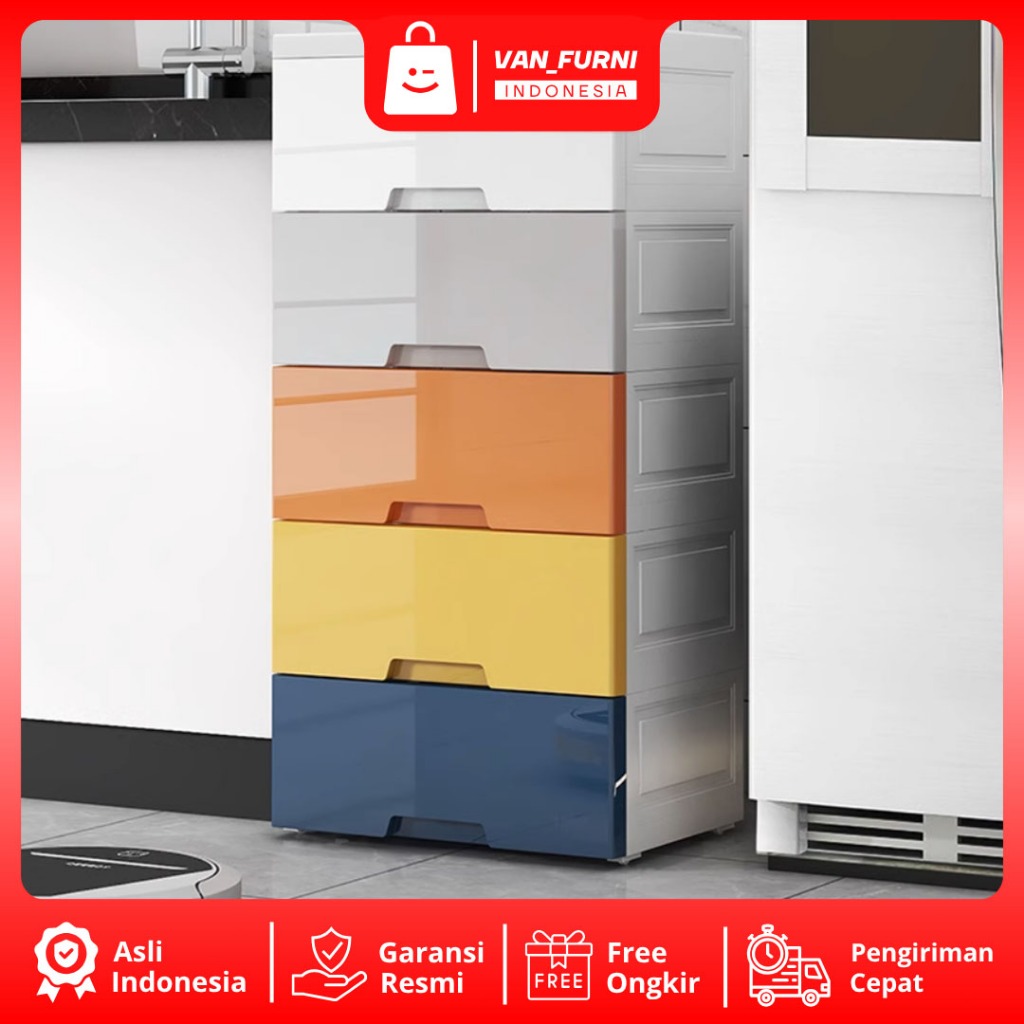 Jual Van_furni/Lemari pakaian plastik susun/Lemari model classik series/Plastik Kabinet Drawer ...