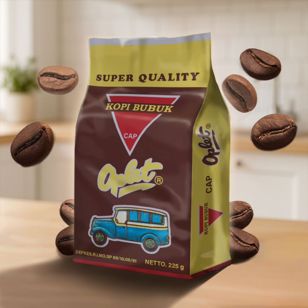Jual KOPI CAP OPLET "SUPER QUALITY" @ 225 GRAM | Shopee Indonesia