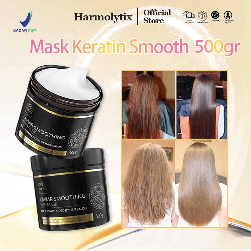 Jual Masker Rambut Kering dan Mengembang Hair Mask Kaviar keratin ...
