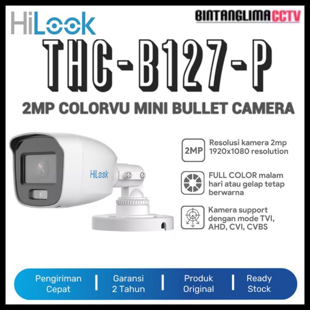 Jual Camera Outdoor Colorvu Hilook THC-B127-P | Shopee Indonesia