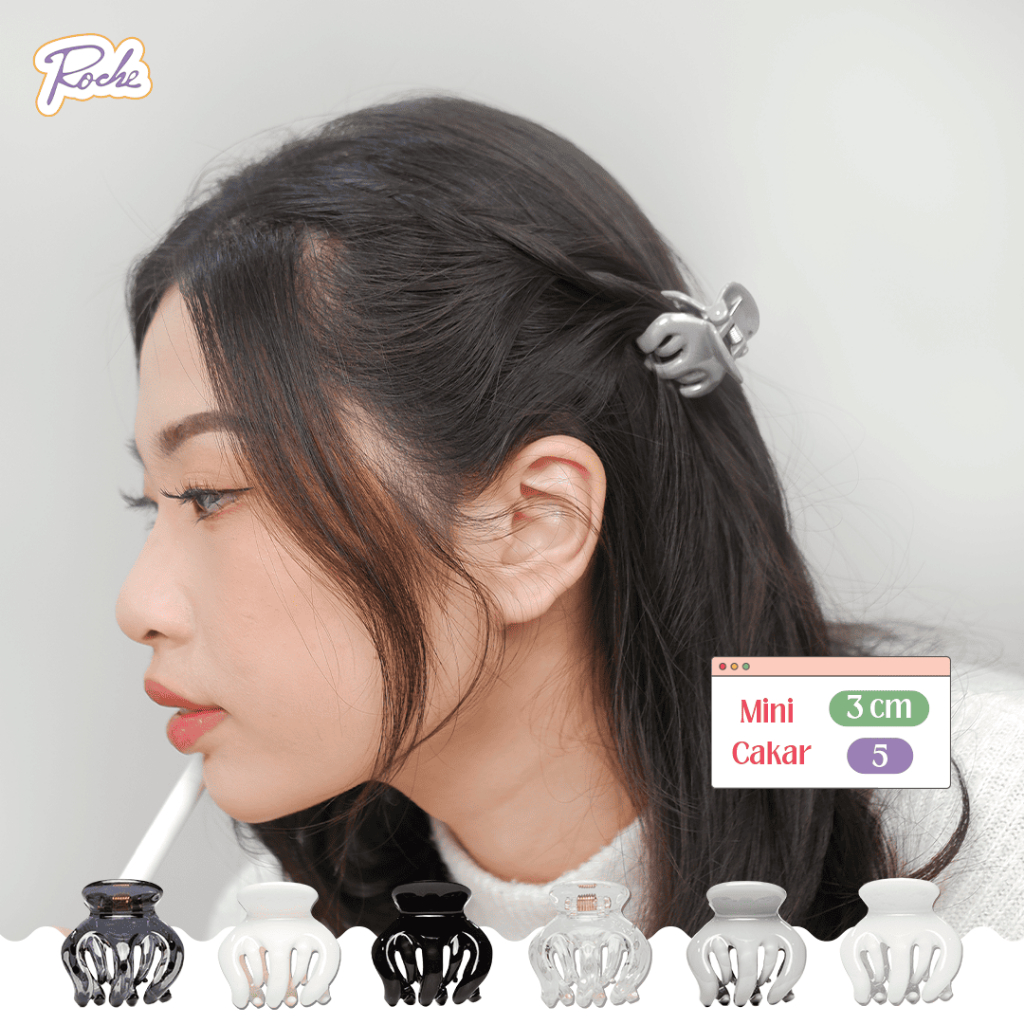 Jual Roche - Jedai Jepit Ori Bangkok Mini Cakar 5 Ukuran 3 cm | Shopee ...