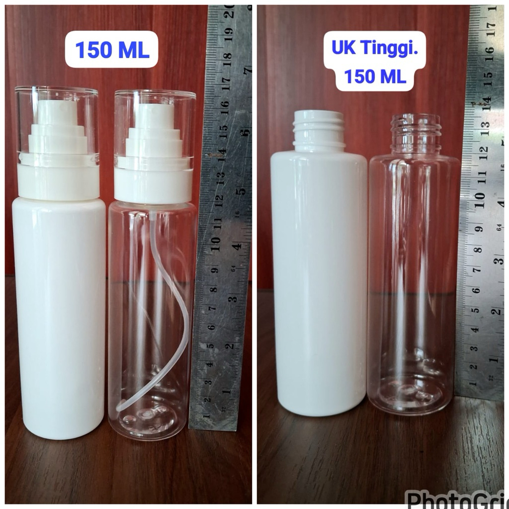 Jual BOTOL 150ML PLASTIK BENING SPRAY PUTIH | Shopee Indonesia
