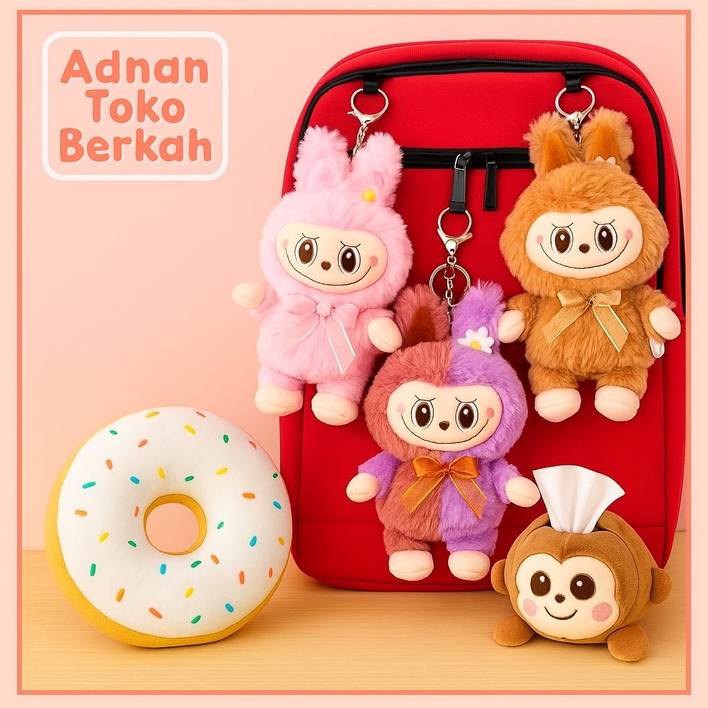 Jual Gantungan Kunci Boneka Labubu The Monsters Exciting Macaron Labu ...