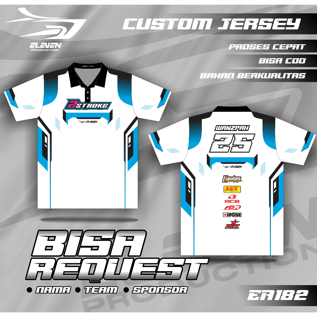 Jual JERSEY RACING polo baju balap racing custom full printing jersey ...