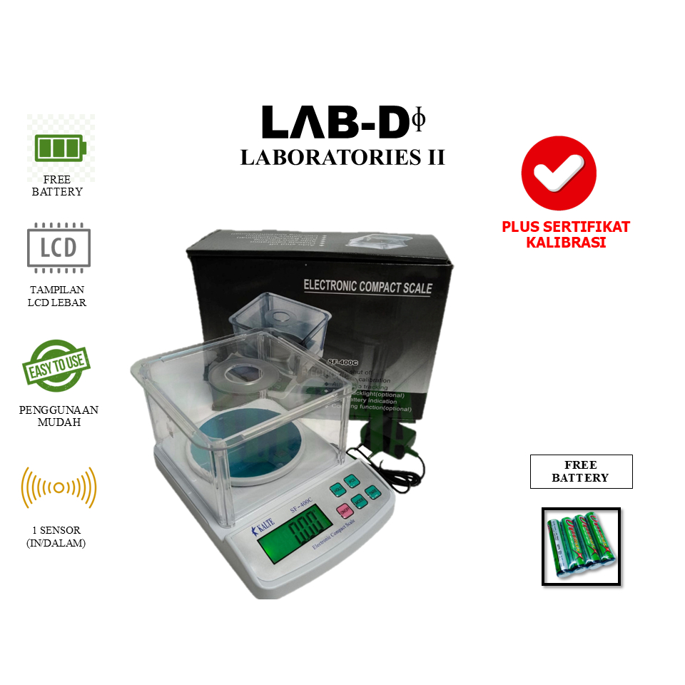 Jual Timbangan Digital Analitik SF400C Timbangan Bubuk Obat Material Kecil Lab + Sertifikat ...