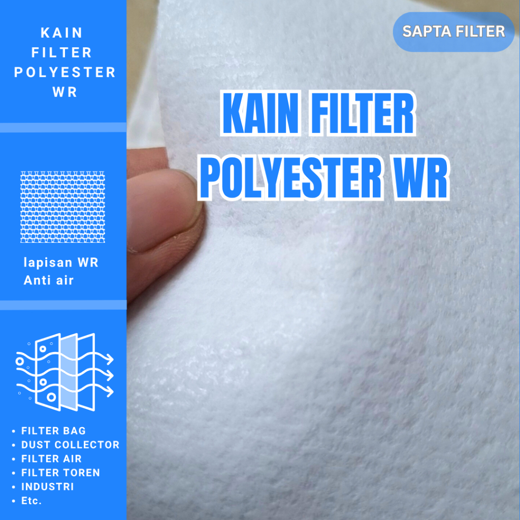 Jual Kain Filter Dust Collector WR Water Repellent (Anti air) / Filter ...