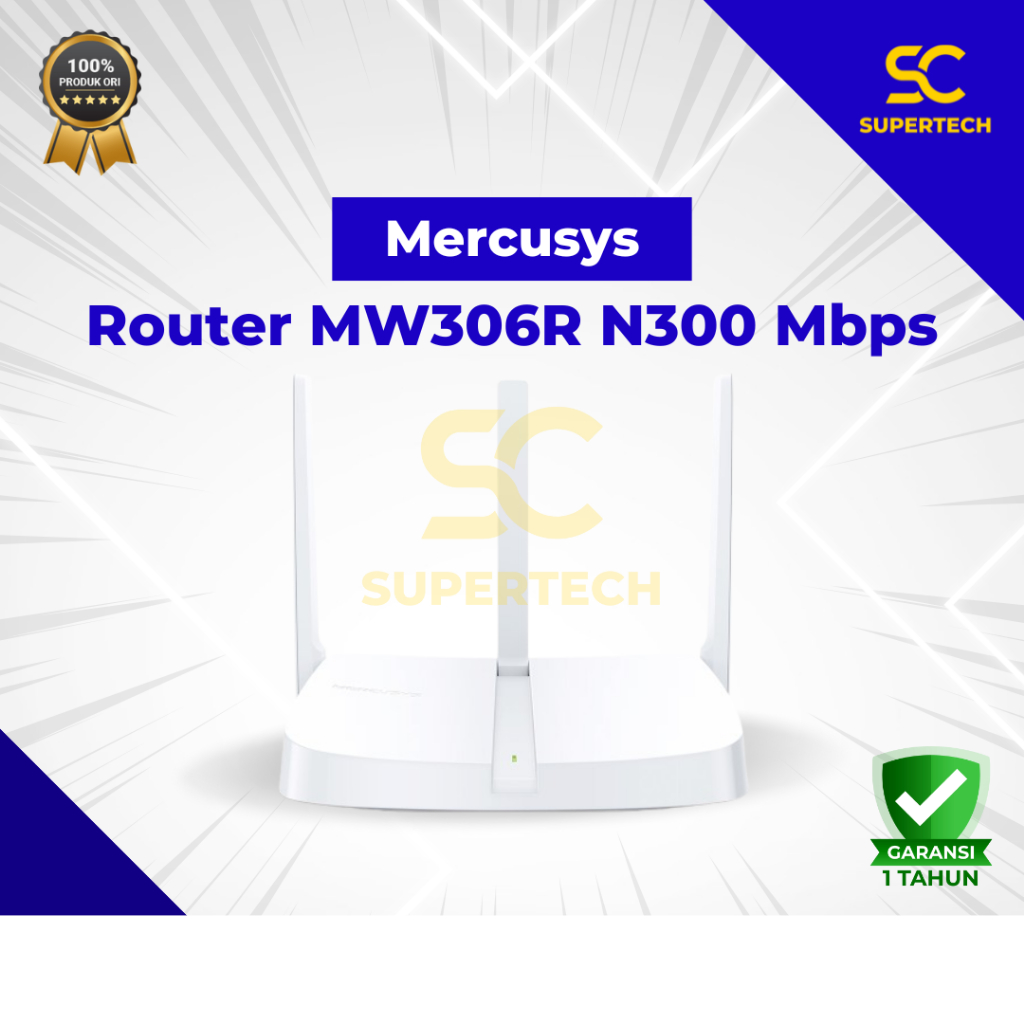 Jual Mercusys MW306R N300 Mbps Multi-Mode Wireless N Router | Shopee ...
