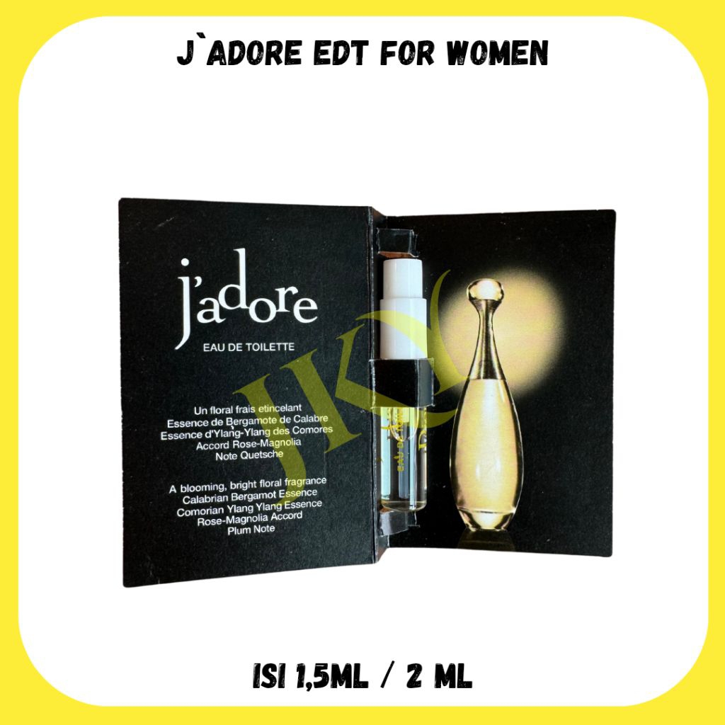 Jual Sampel Parfum - 2 ML Dior J’adore Eau de Toilette FOR WOMEN ...