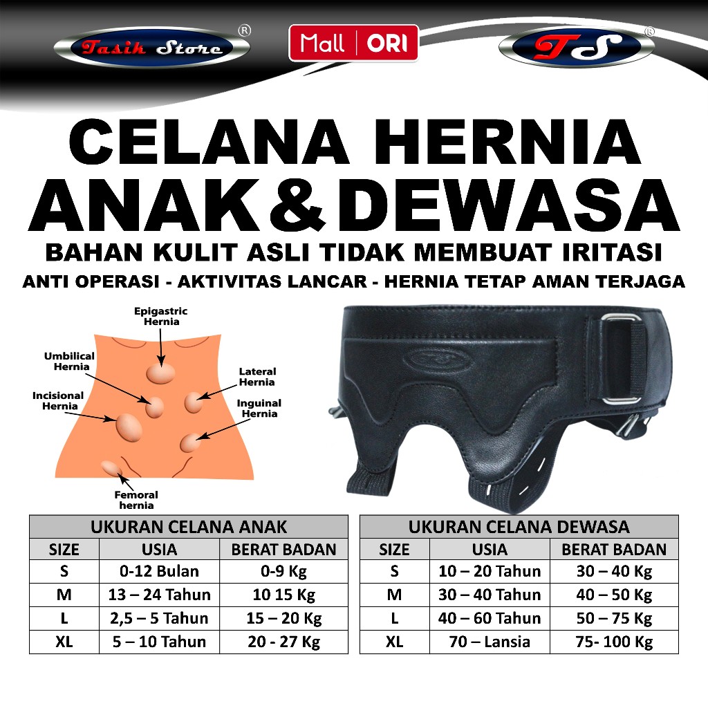 Jual Celana Hernia TS Anak Dewasa Bayi Pria Laki Wanita Ingunialis ...