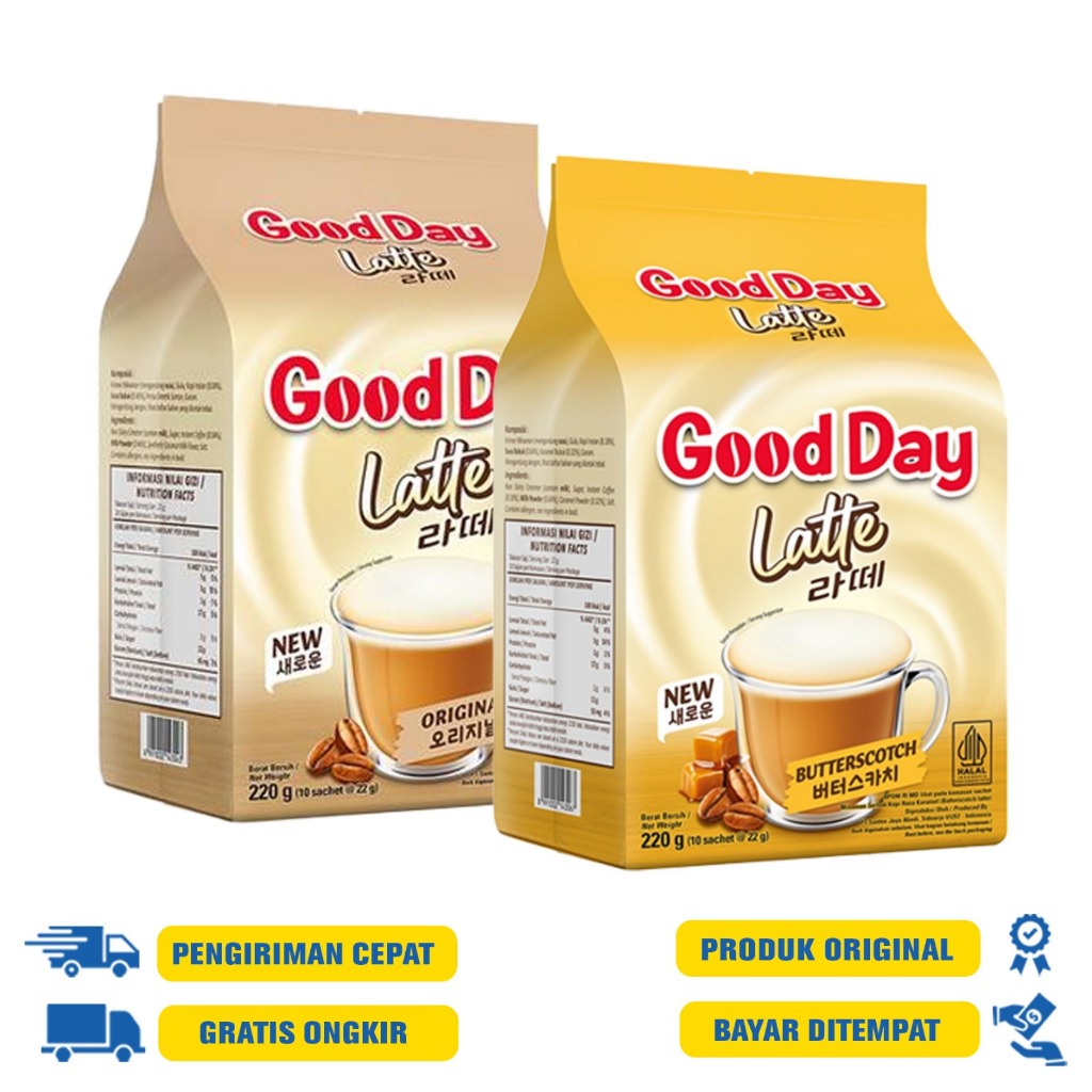 Jual Good Day Latte Series 22 GR (ISI 10 SACHET ) - Original ...