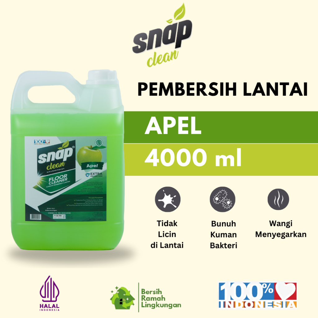 Jual Snap Clean Pembersih Lantai Obat Pel Floor Cleaner SABUN PEL ...