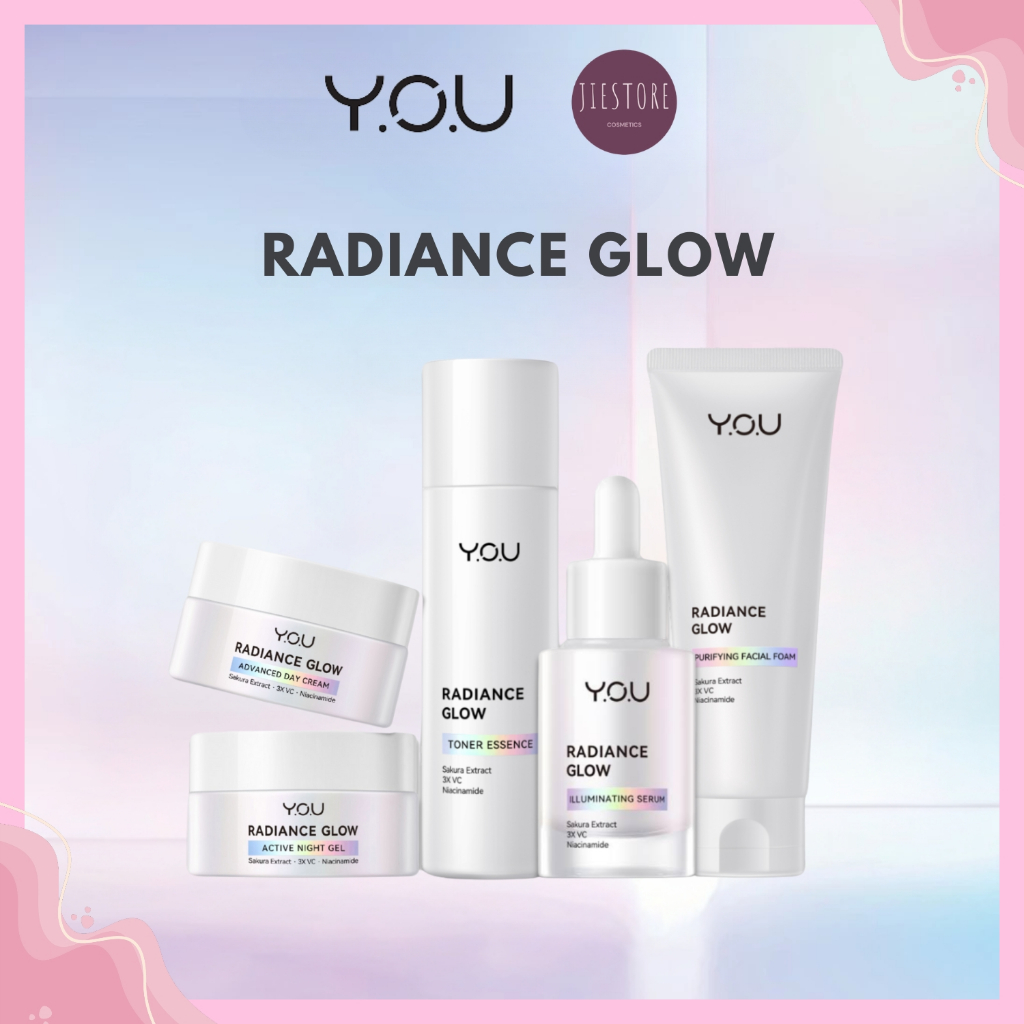 Jual YOU Radiance Glow Purifying Facial Foam // Illuminating Serum ...
