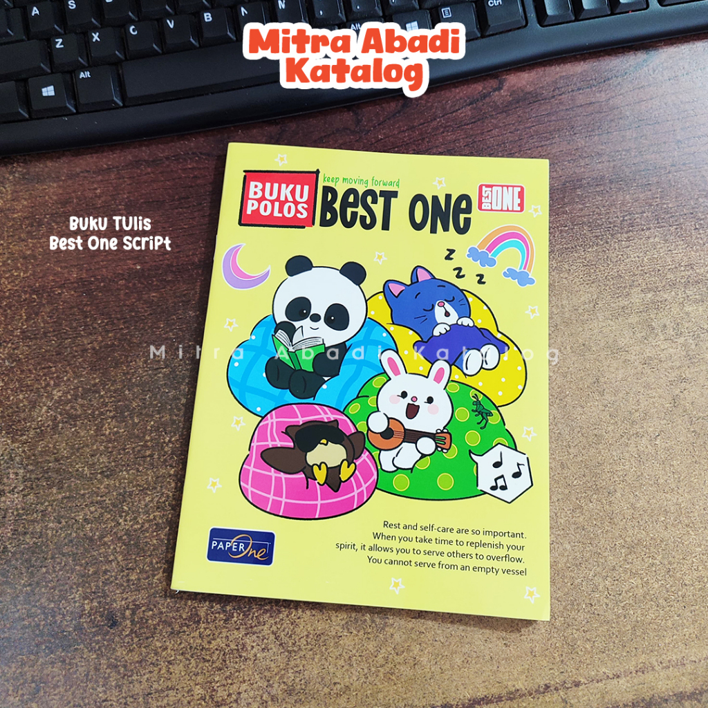 Jual (1 PCS) BUKU TULIS POLOS BEST ONE / 38 LEMBAR BY PAPER ONE MOTIF ...