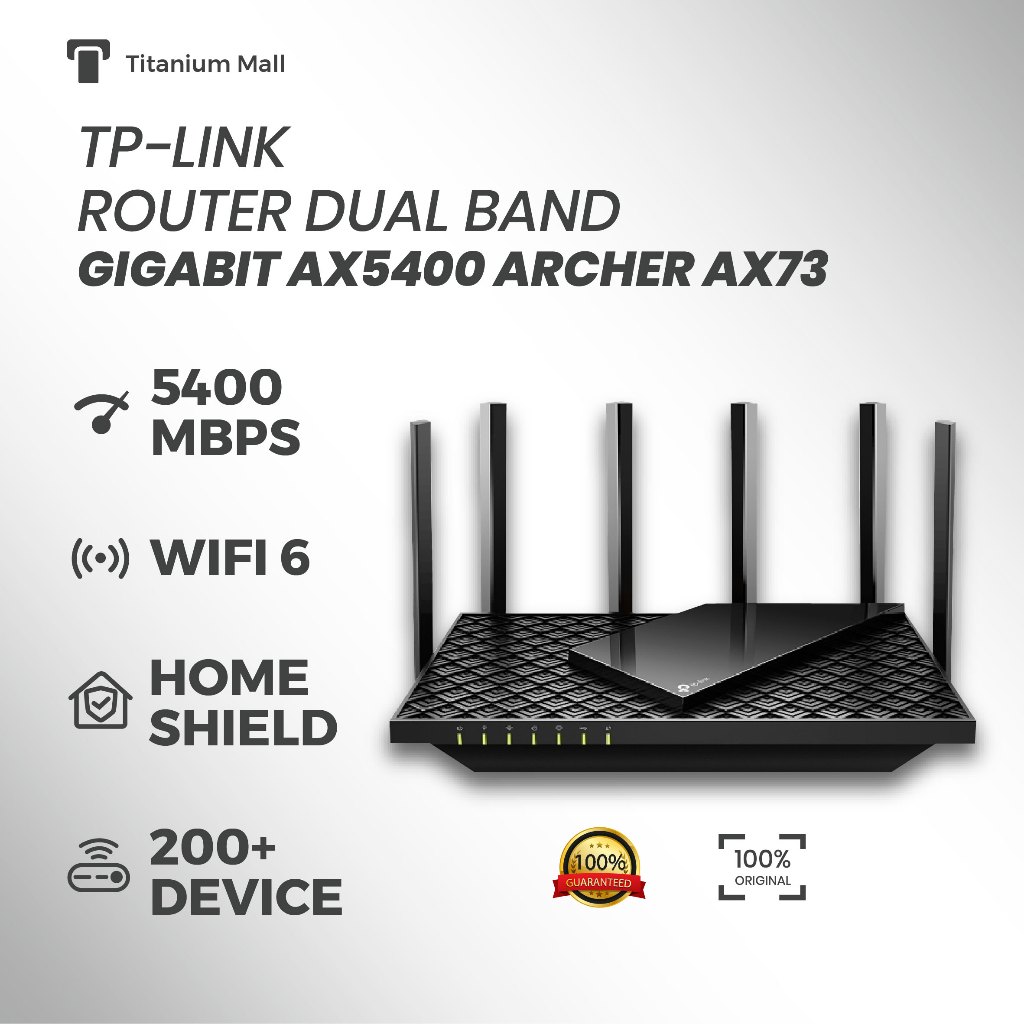 Jual TP-Link Archer AX73 AX5400 / Router Dual-Band Gigabit Wi-Fi 6 ...