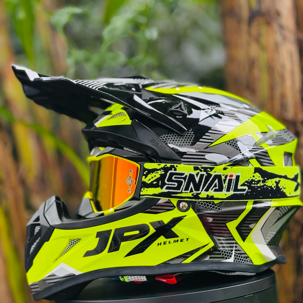 Jual Helm JPX Cross X35 Yellow Original | Shopee Indonesia