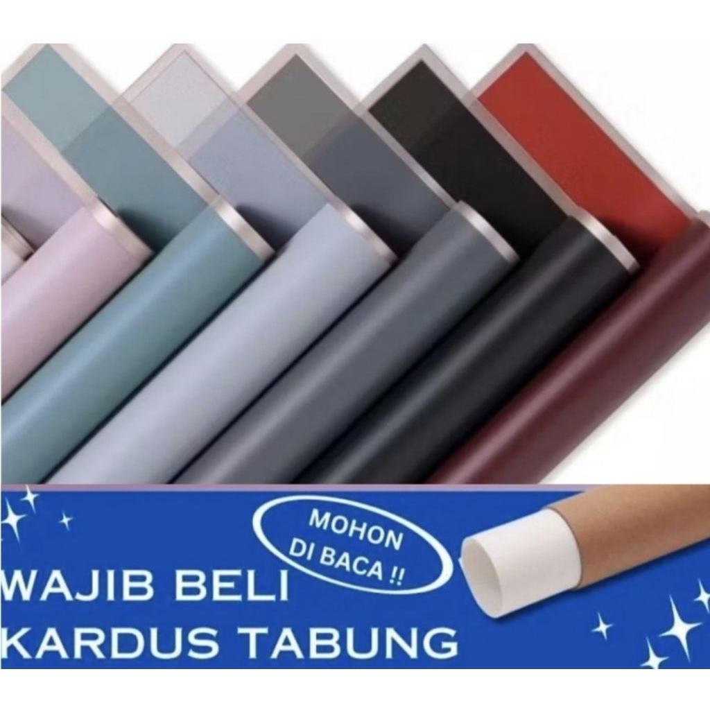Jual (5lembar) Kertas cellophane buket LINE GOLD Flower Wrapping Buket ...